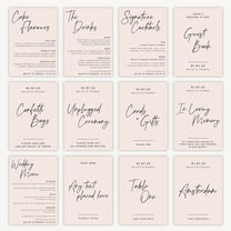 Confetti Sign Wedding Sign A4 Sturdy Foamex Sign Modern Minimal Script ...